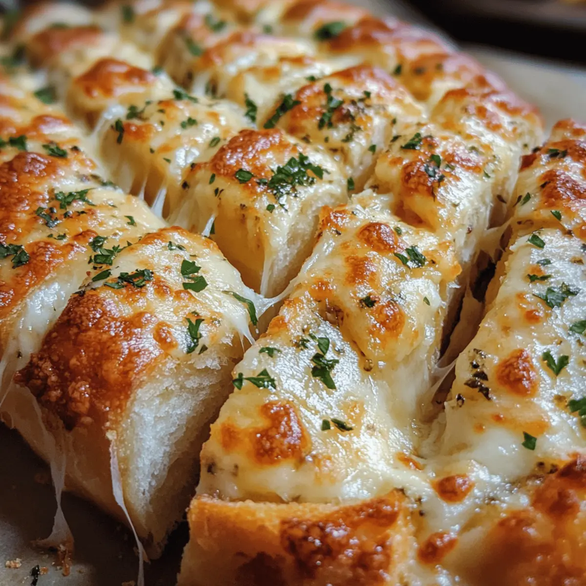 Ultimate Delicious Gooey Cheesy Pull Apart Bread You'll Crave