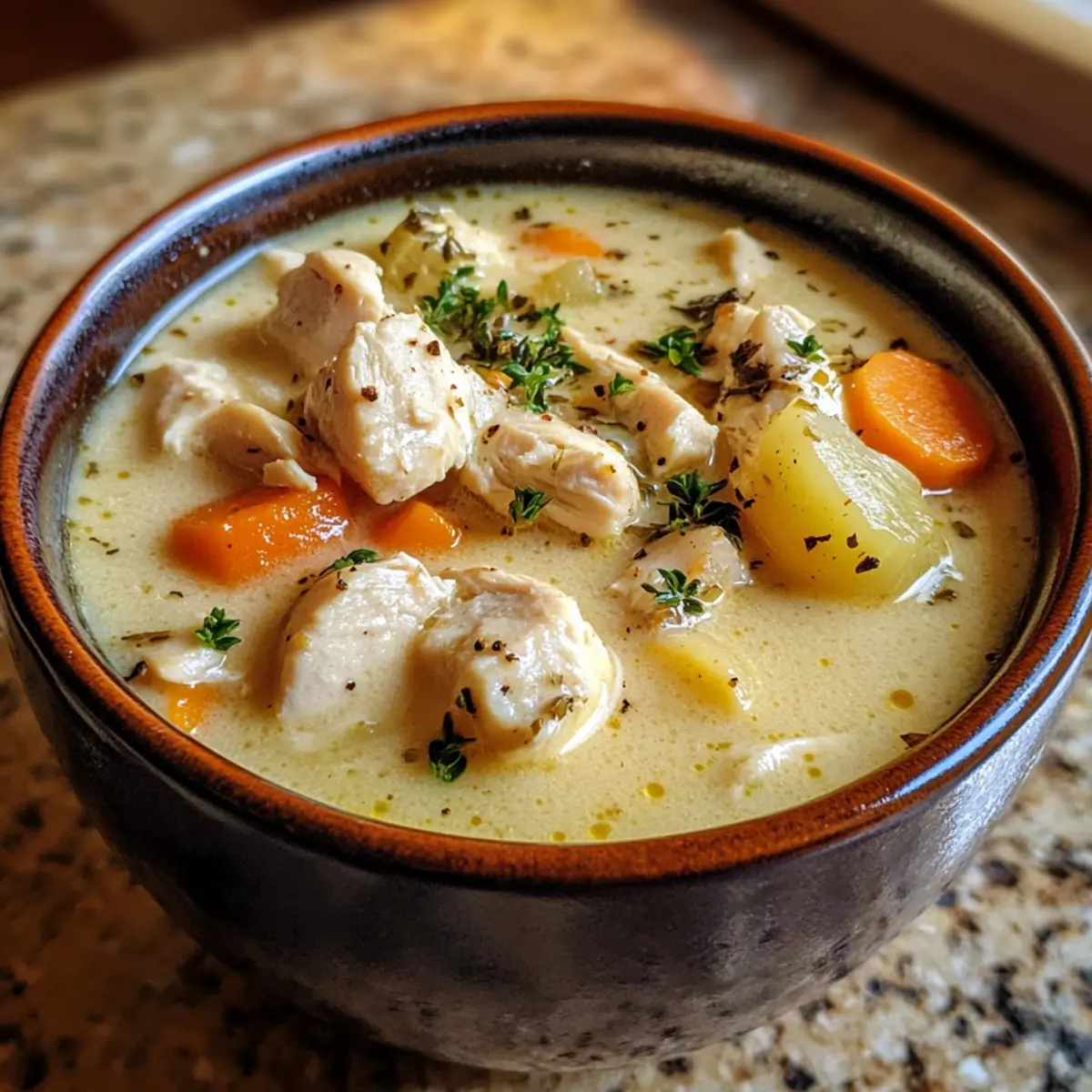 Easy Creamy Crockpot Chicken Soup: Ultimate Comforting Hug