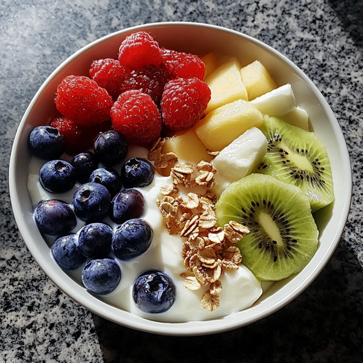 Easy Creamy Delicious Honey Yogurt Fruit Bowl