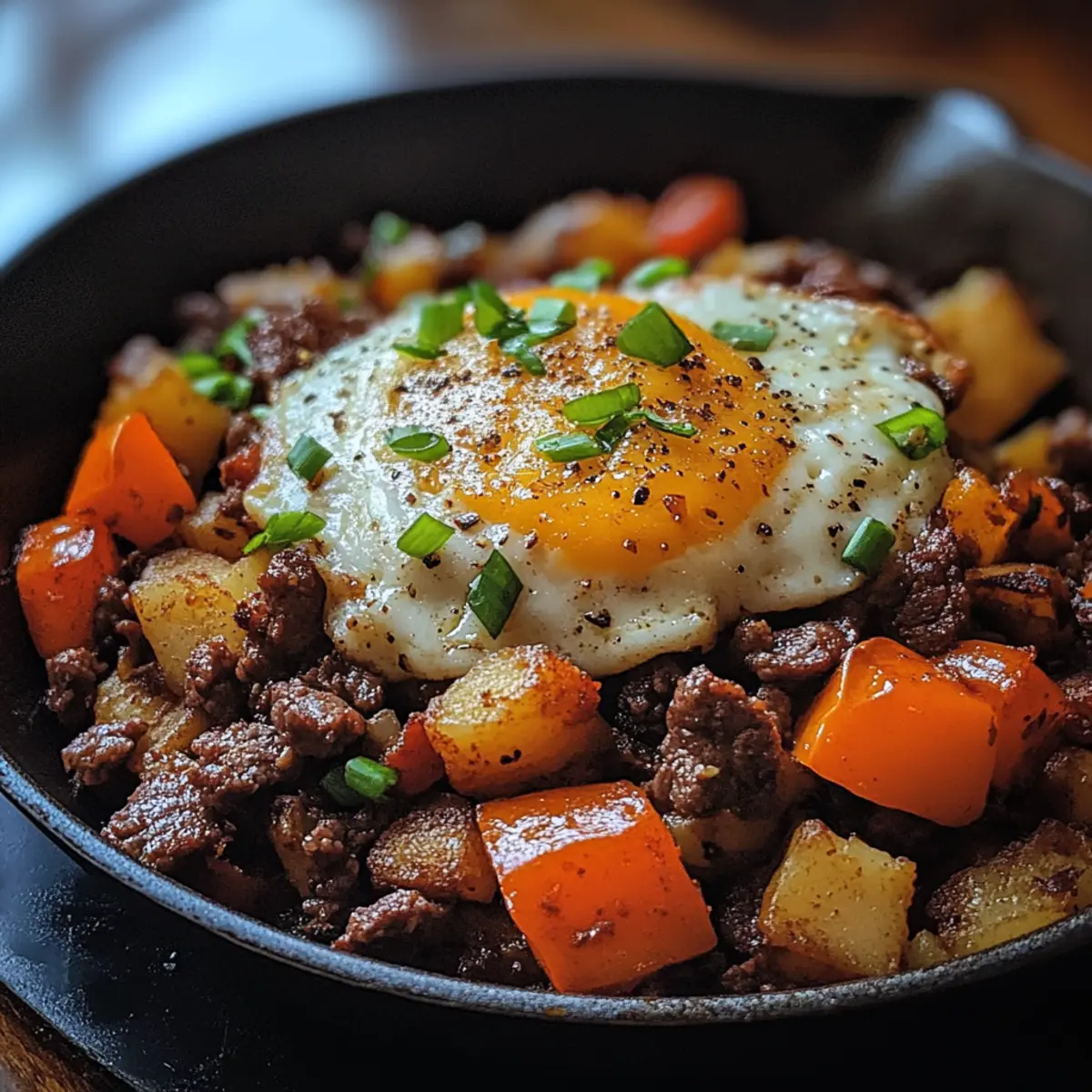 Easy Lean Beef Breakfast Hash with Cozy Morning Flavors